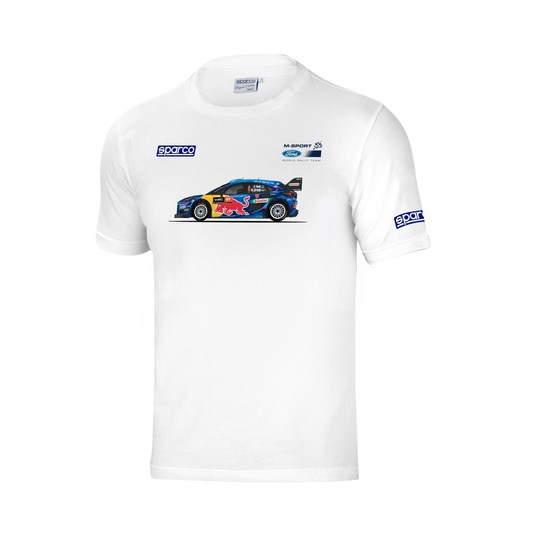 Camiseta de hombre Car M-Sport Sparco blanco | Ropa \ Camisetas Equipo ...